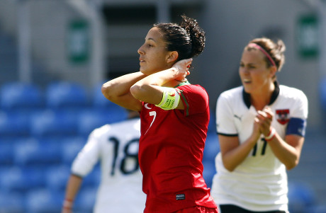 Portuguese Player Claudia Neto Reacts After Editorial Stock Photo ...