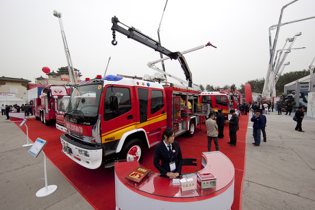 Visitors Check Out Latest Technology Firefighting Editorial Stock Photo ...