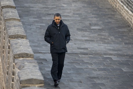 U S President Barack Obama Seen Editorial Stock Photo - Stock Image ...
