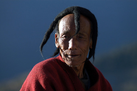 Monpa Woman Wearing Traditional Monpa Dress Editorial Stock Photo ...