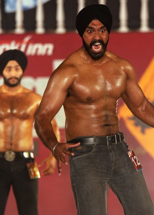 Sikh Contestant Takes Catwalk During Physique Editorial Stock Photo ...