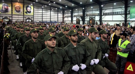 Hezbollah Military Member Parade During Rally Editorial Stock Photo ...