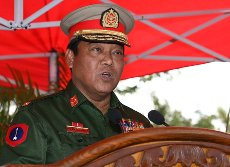 Myanmar Police Chief Brigadier General Khin Editorial Stock Photo ...