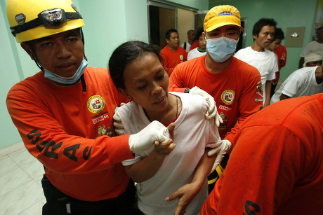 Freed Filipino Hostage Assisted By Rescuers Editorial Stock Photo ...