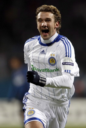 Andriy Shevchenko Dynamo Celebrates After Scoring Editorial Stock Photo ...
