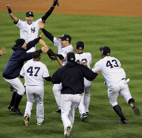 New York Yankees Players Celebrate After Editorial Stock Photo - Stock ...