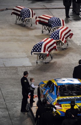 Nicholas Renninger Takes Moment Look Nascar Editorial Stock Photo ...