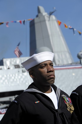 Crew Member Uss New York Stand Editorial Stock Photo - Stock Image ...