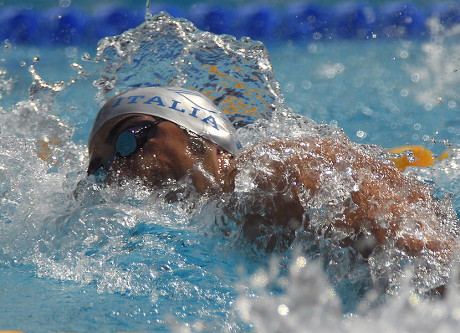 Filippo Magnini Italy Competes Mens 100meters Editorial Stock Photo ...