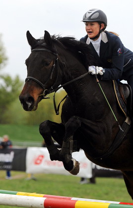 Donata Rimsaite Russia Rides Zenobia During Editorial Stock Photo ...