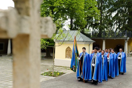 First Nine Hungarian Members Roma Blessed Editorial Stock Photo - Stock ...
