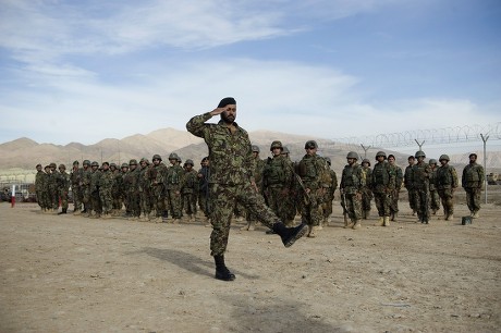 Soldiers Afghan National Army Ana Line Editorial Stock Photo - Stock ...