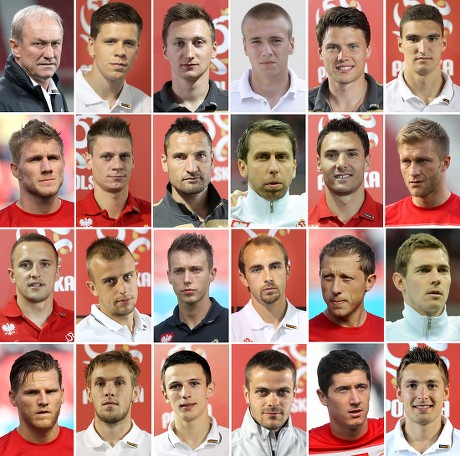 Composite Picture Shows Polish National Soccer Editorial Stock Photo ...
