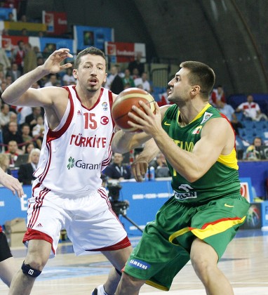 Huidayet Turkoglu L Turkey Fights Ball Editorial Stock Photo - Stock ...