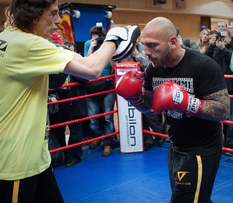 Italian Boxer Giacobbe Fragomeni Action During Editorial Stock Photo ...