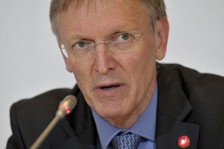 European Commissioner Environment Janez Potocnik Speaks Editorial Stock ...
