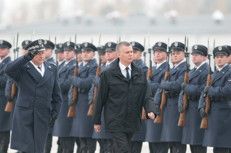 Polands Defense Minister Tomasz Siemoniak R Editorial Stock Photo ...