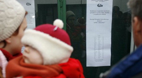 People Check List Killed Miners Halemba Editorial Stock Photo - Stock ...