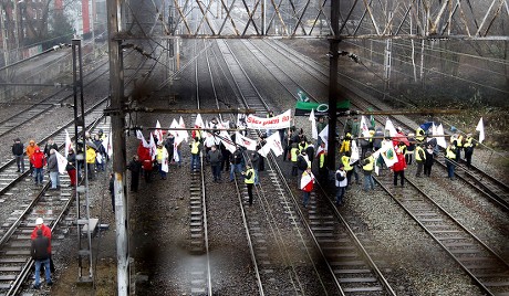 imágenes de Poland Miners Protest - Jan 2015 - Imágenes de stock ...