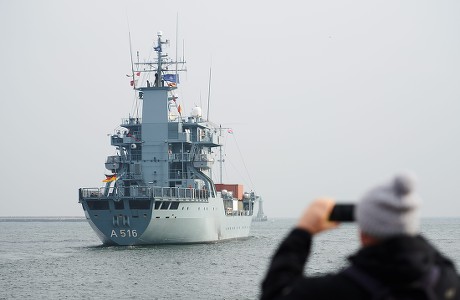 German Naval Command Ship Fgs Donau Editorial Stock Photo - Stock Image ...