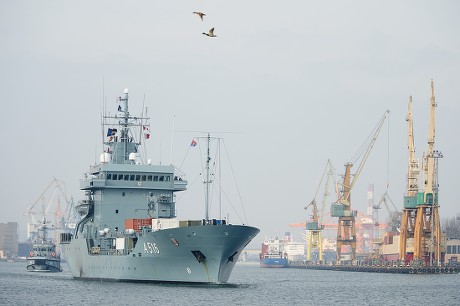German Naval Command Ship Fgs Donau Editorial Stock Photo - Stock Image ...