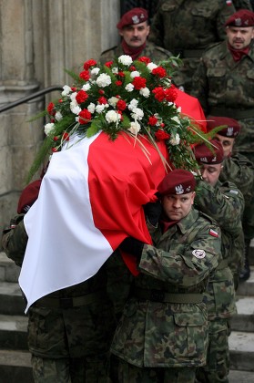 Army Officers Carry Coffin Remains Polish Editorial Stock Photo - Stock ...
