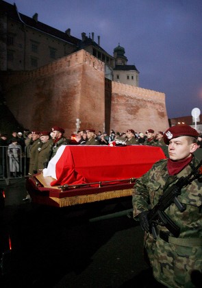 Funeral Procession Coffin Polish Wartime Army Editorial Stock Photo ...