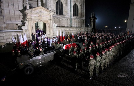 Funeral Procession Coffin Polish Wartime Army Editorial Stock Photo ...