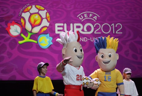 Two Mascots Euro 2012 European Soccer Editorial Stock Photo - Stock ...
