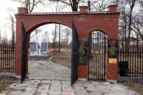 Vandals Sprayed Here Poland Not Israel Editorial Stock Photo - Stock ...