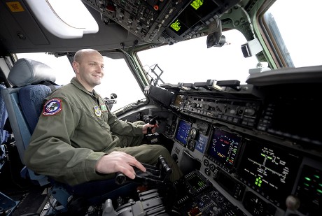 Pilot Lieutenant Piotr Adamiec Sits Cockpit Editorial Stock Photo ...