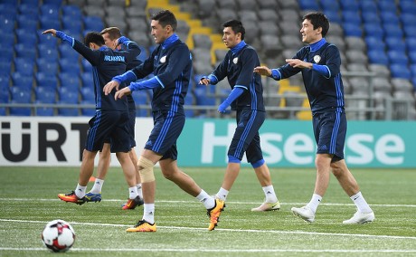 Kazakh National Football Team Players Seen Editorial Stock Photo ...