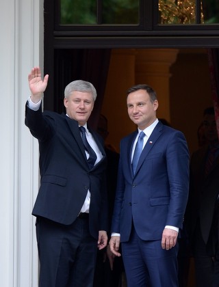 Polish Presidentelect Andrzej Duda R Welcomes Editorial Stock Photo ...