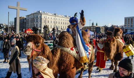 Three Wise Men During Epiphany Procession Editorial Stock Photo - Stock ...