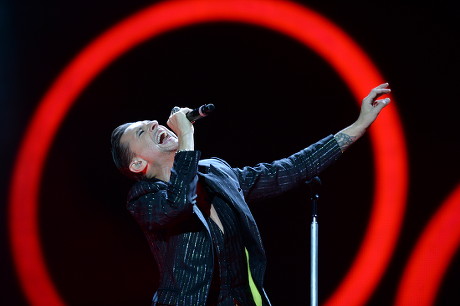 Lead Singer Dave Gahan British Rock Editorial Stock Photo - Stock Image ...