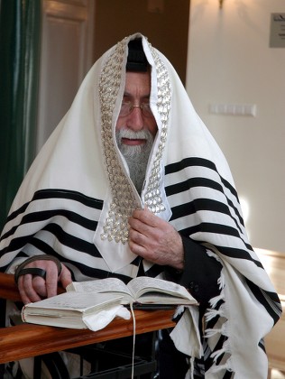 Rabbi Attends Ceremonies Reopening Synagogue Yeshiva Editorial Stock ...