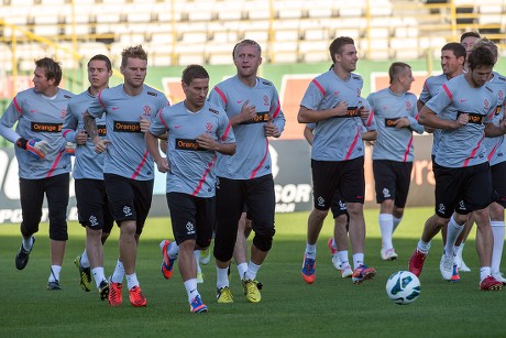 Polish National Soccer Team Players During Editorial Stock Photo ...