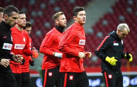 Polish National Soccer Team Striker Robert Editorial Stock Photo ...