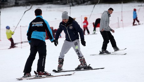Young People Learning Ski Nosal Zakopane Editorial Stock Photo - Stock ...