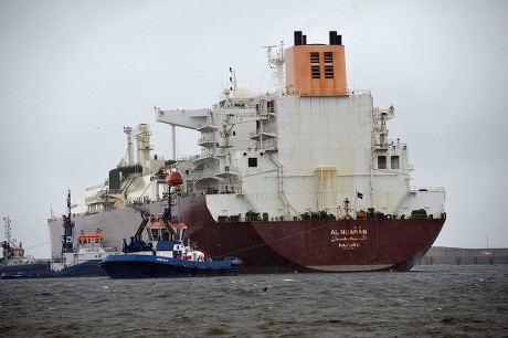 Gas Tanker Vessel Al Nuaman Qatari Editorial Stock Photo - Stock Image ...