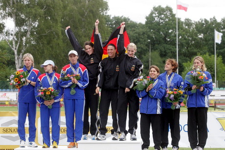 Winners Womens Relay Competition Lr Russias Editorial Stock Photo ...