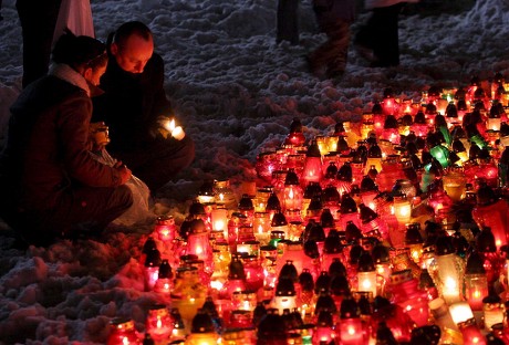 More More Candles Alight Gate Front Editorial Stock Photo - Stock Image ...