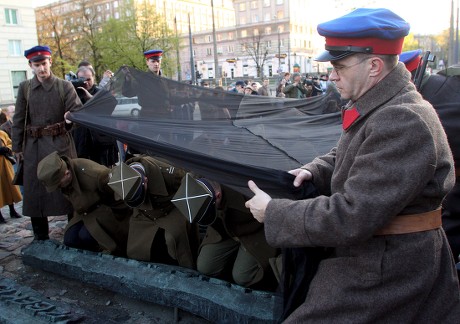 Members Polish Historic Group Participate Katyn Editorial Stock Photo ...