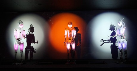 Robots Seen During Theatrical Performance Kopernik Editorial Stock ...