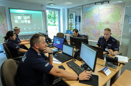 Police Officers Work Police Command Centre Editorial Stock Photo ...