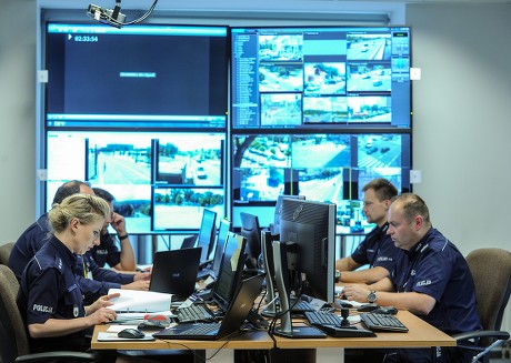 Police Officers Work Police Command Centre Editorial Stock Photo ...