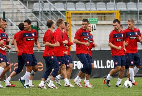Polish National Soccer Team Players During Editorial Stock Photo ...