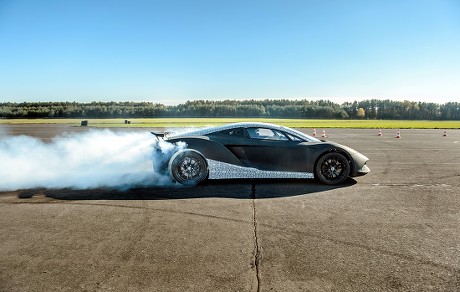 First Polish Supercar Arrinera Hussarya Drives Editorial Stock Photo ...