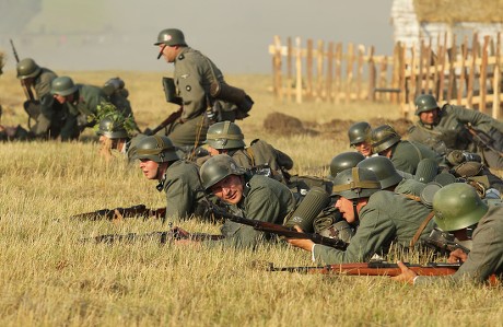 Poland Battle of Mlawa Reenactment - Aug 2013 Stock Pictures, Editorial ...