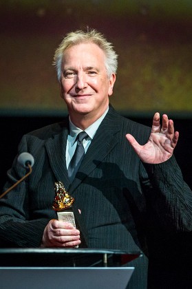 English Actor Alan Rickman Receives Krzysztof Editorial Stock Photo ...